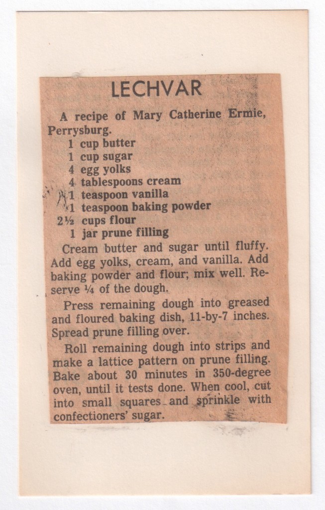 Toledo Blade Recipes - At Kathryn's Table